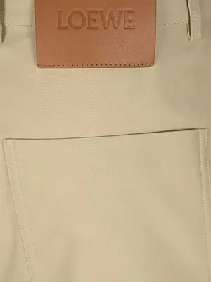Loewe Draped Patchwork Shorts - Light Brown