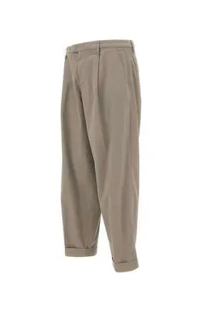 DONDUP Cropped Pleated Trousers