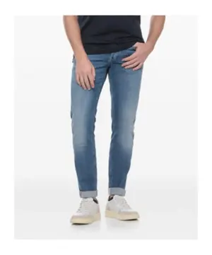 DONDUP Slim-fit Jeans With Button Detail - Blue