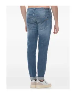 DONDUP Slim-fit Jeans With Button Detail - Blue