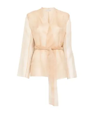Antonelli Firenze Cinched Waist V-neck Jacket