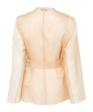 Antonelli Firenze Cinched Waist V-neck Jacket