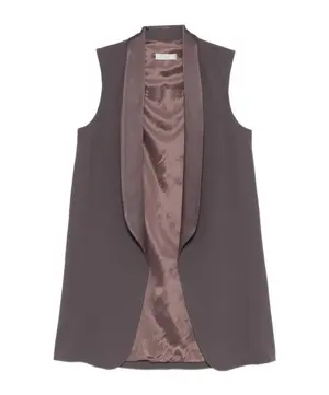 Antonelli Firenze Shawl-collar Vest - Black