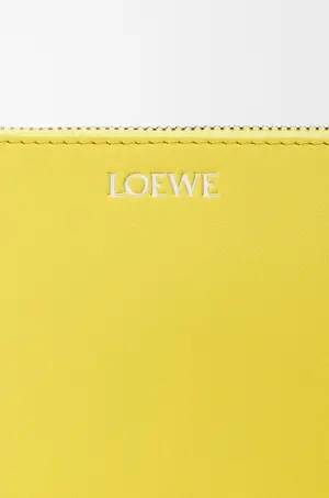 Loewe Joya Logo-lettering Shoulder Bag - Yellow