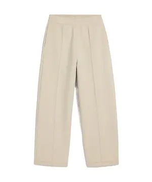 Ami High-waisted Pleated Trousers With Drawstring Waist