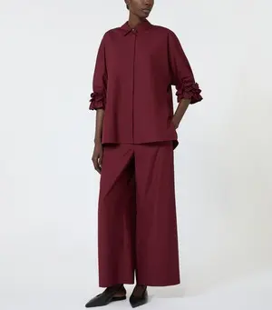 Max Mara Drawstring Wide-leg Trousers