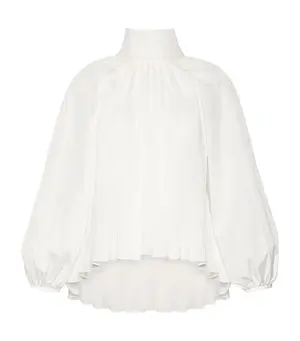 Max Mara Pleated Blouses