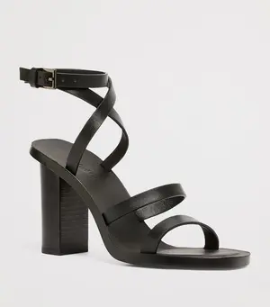 Max Mara Leather Heeled Sandals