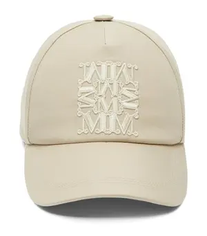 Max Mara Monogram Baseball Cap - Grey