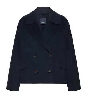 MAX MARA Max Mara Virgin Wool Short Peacoat