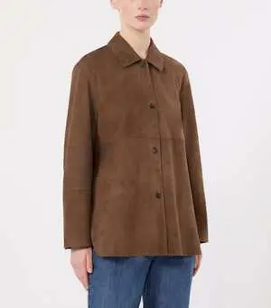 Max Mara Suede Shirt Jacket