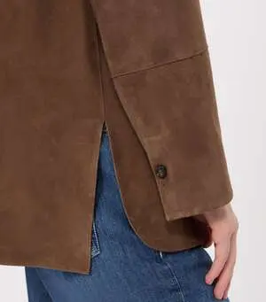 Max Mara Suede Shirt Jacket