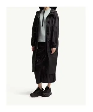 Moncler Drawstring Hooded Long Jacket