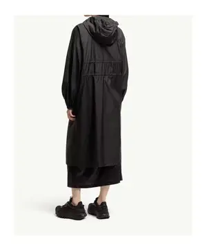 Moncler Drawstring Hooded Long Jacket