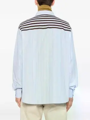 CHARLES JEFFREY Striped Cotton Polo Shirt
