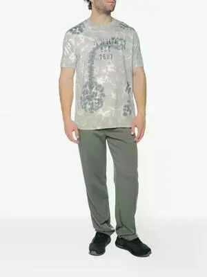 Armani Exchange Tie-dye Logo-print T-shirt