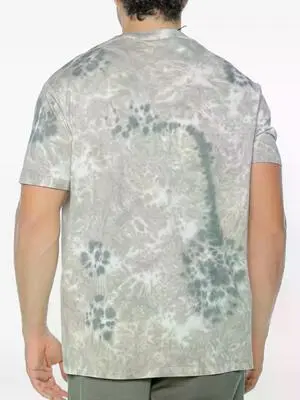 Armani Exchange Tie-dye Logo-print T-shirt
