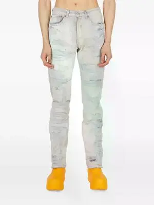 NOTSONORMAL Distressed Five-pocket Jeans - Grey