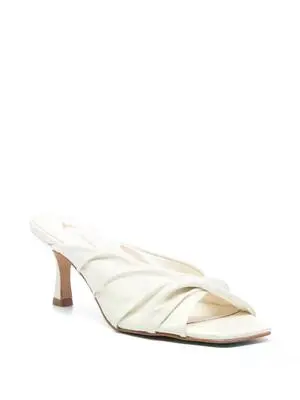 ANDREA CARRANO Ruched Mules
