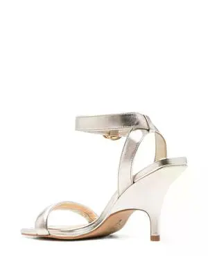 ANDREA CARRANO Buckle-fastening Metallic Sandals