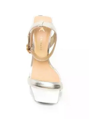 ANDREA CARRANO Buckle-fastening Metallic Sandals