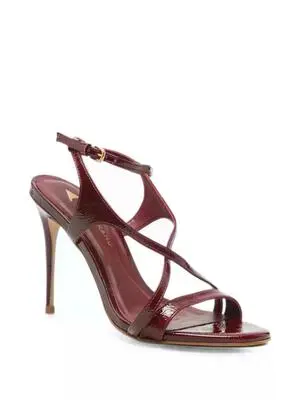 ANDREA CARRANO Patent Leather Sandals