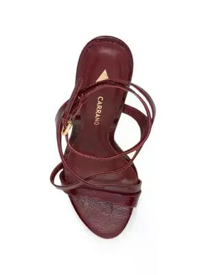 ANDREA CARRANO Patent Leather Sandals