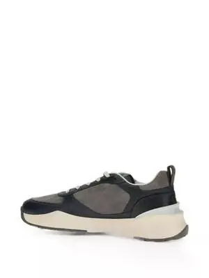 Fendi Flow Panelled Leather Sneakers