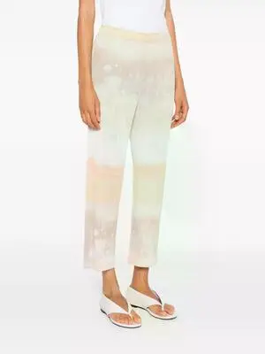 Issey Miyake Tie-dye Cropped Trousers