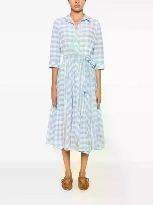 LAVI COUTURE Ninni Gingham-check Dress By