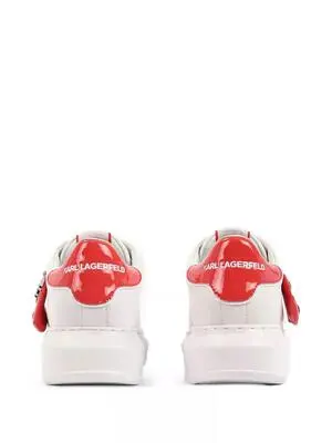 Karl Lagerfeld Heart Motif Logo Print Sneakers