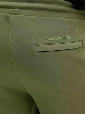 Karl Lagerfeld Drawstring Shorts With Embroidered Logo