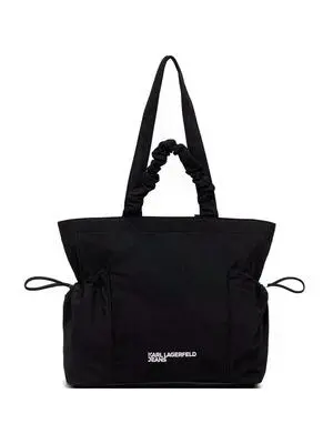 Karl Lagerfeld Ruched Handle Tote Bag