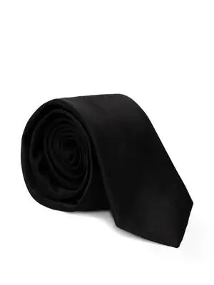Karl Lagerfeld Satin Finish Tie - Black