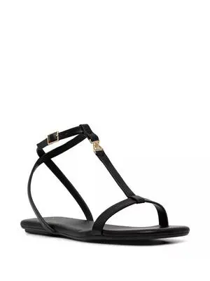 Armani Exchange Logo Plaque Flat Sandals