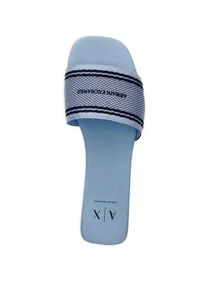 Armani Exchange Logo-print Slides
