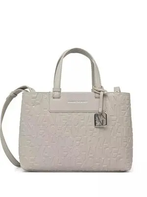 Armani Exchange Logo-debossed Tote Bag