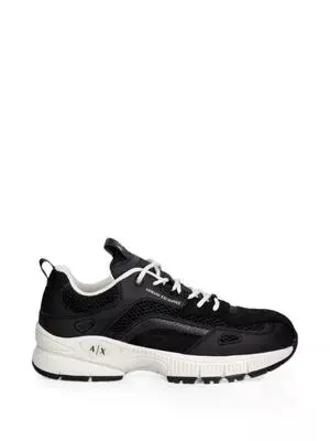 Armani Exchange Panelled Mesh-insert Sneakers