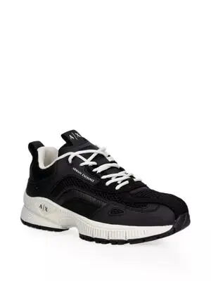 Armani Exchange Panelled Mesh-insert Sneakers