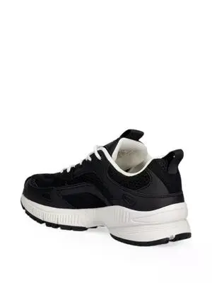 Armani Exchange Panelled Mesh-insert Sneakers
