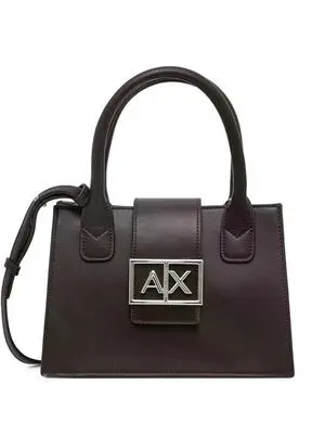 Armani Exchange Logo Plaque Tote Bag