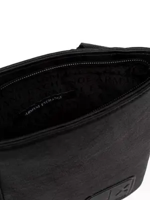 Armani Exchange Logo Patch Messenger Bag