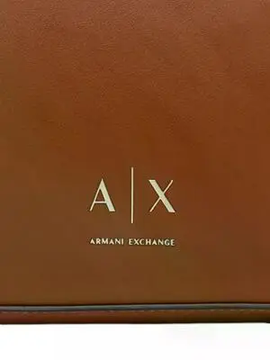 Armani Exchange Logo Plaque Shoulder Bag