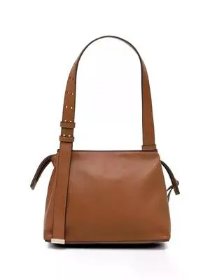 Armani Exchange Armani Exchange Logo Plaque Shoulder Bag Neutrals
