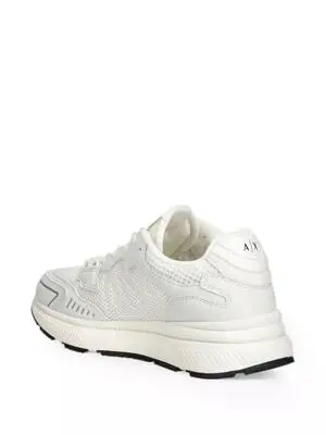 Armani Exchange Logo Patch Mesh Sneakers