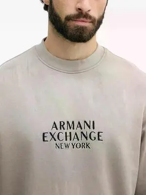 Armani Exchange Logo Embroidered Sweatshirt