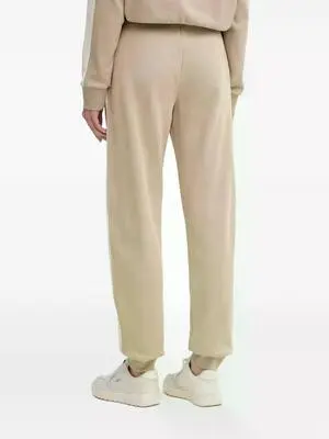 Armani Exchange Logo Embroidered Track Pants - Neutrals