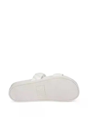 Armani Exchange Quilted Double-strap Slides