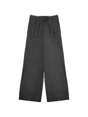 NINE:INTHE:MORNING Pleated Wide-leg Trousers - Grey