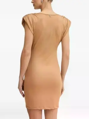 FRACOMINA Cowl Neck Sleeveless Mini Dress